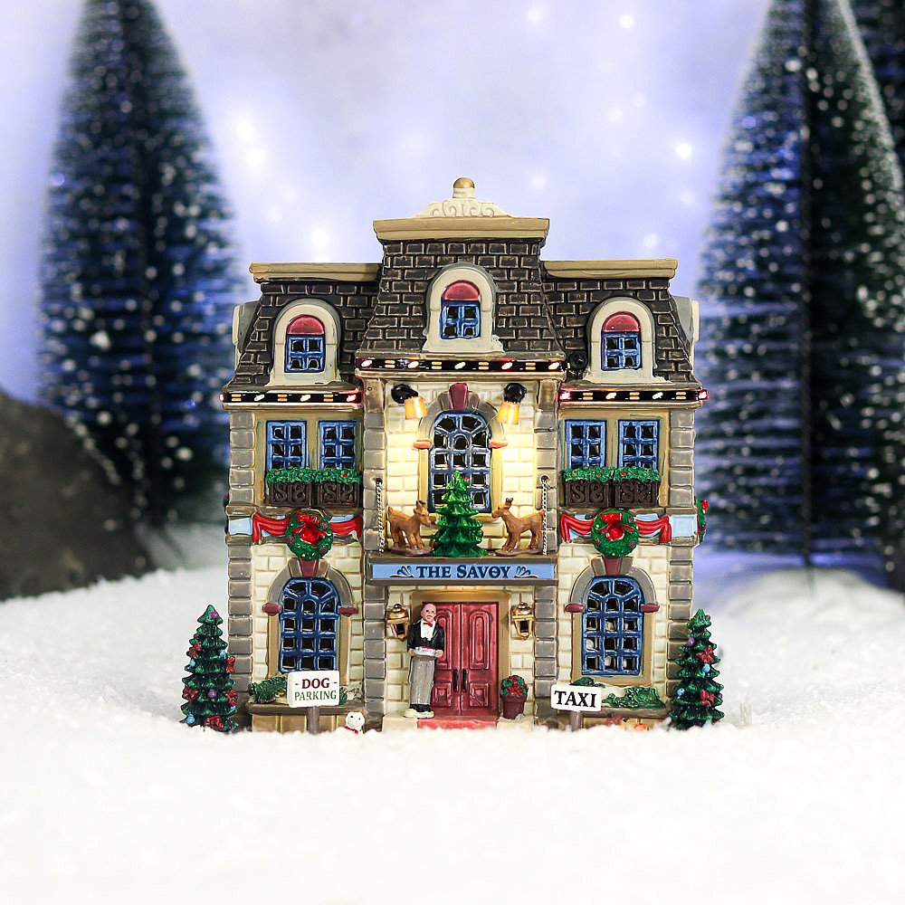 Lemax Christmas At The Savoy Lemax Buildings Webbs Garden Centres