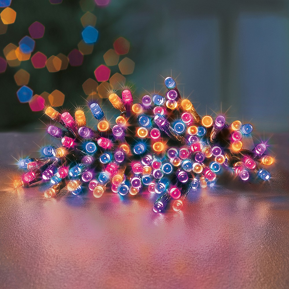 Battery operated timer christmas lights store
