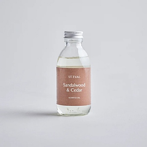 St Eval Sandalwood and Cedar, Lamorna Reed Diffuser (150ml) | Reed Diffusers | Webbs Garden Centres